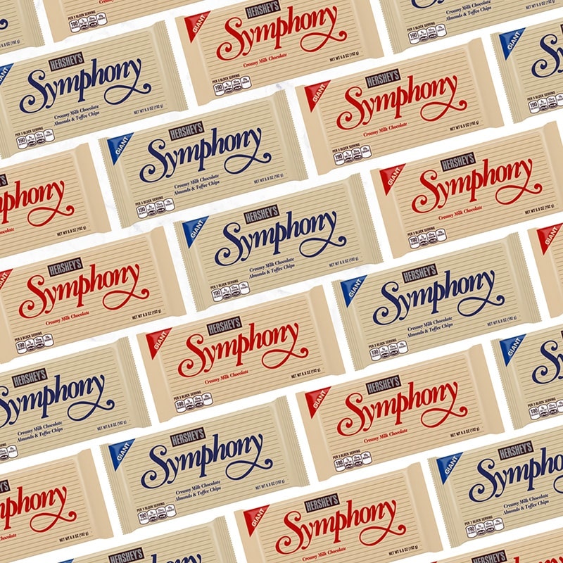 HERSHEY’S SYMPHONY Milk Chocolate Bar | Classic Hershey Candy